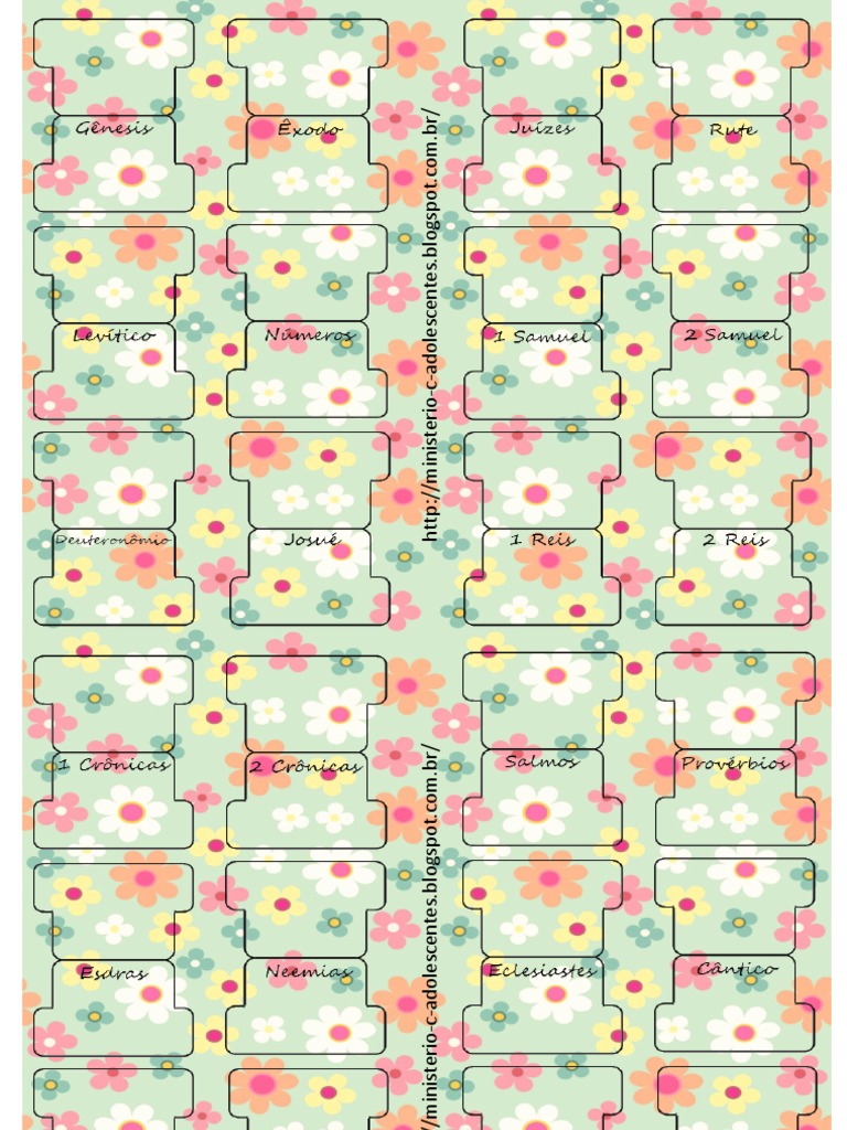 Abas para Biblia Floral | PDF