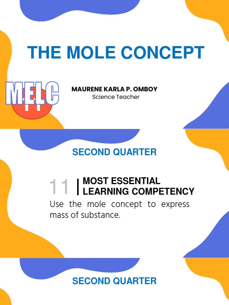 Mole | PDF | Mole (Unit) | Physical Chemistry