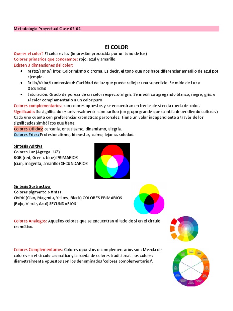 El Color: Que Es El Color? Colores Primarios Que Conocemos: Existen 3 ...