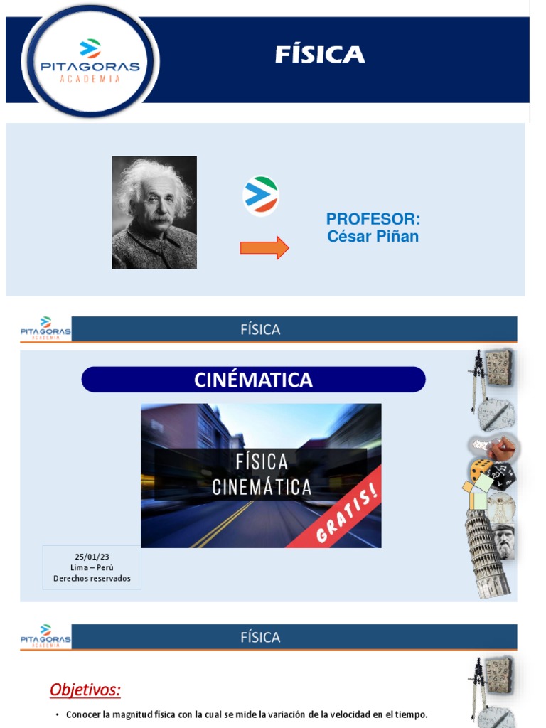 3er Año Mruv Clase | PDF | Velocidad | Cinemática
