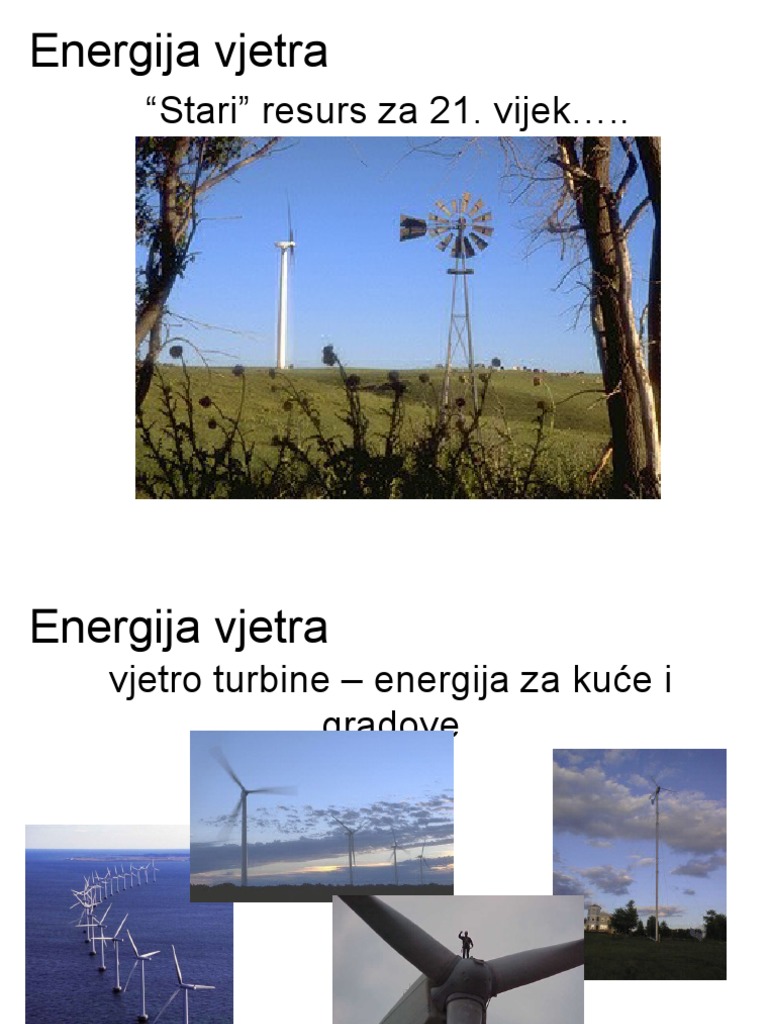 Energija Vjetra | PDF