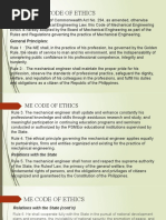 Code of Ethics For Mechanical Engineers | PDF | Engineer | Profession