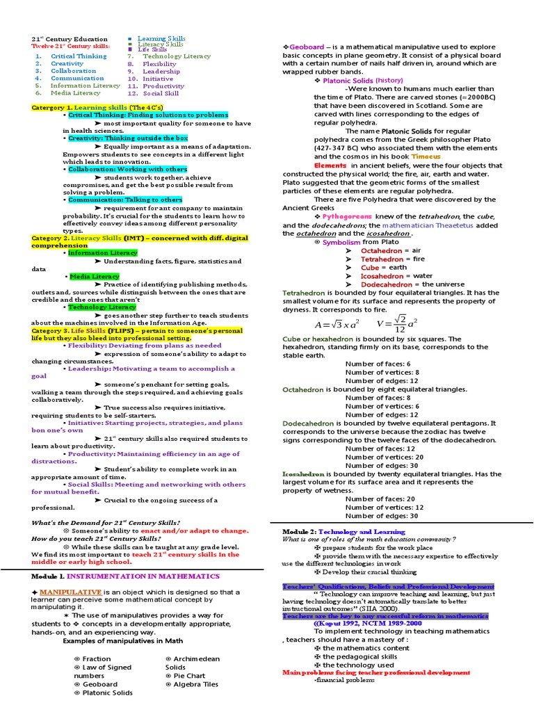 @print Exam Notes | Download Free PDF | Thought | Mathematics