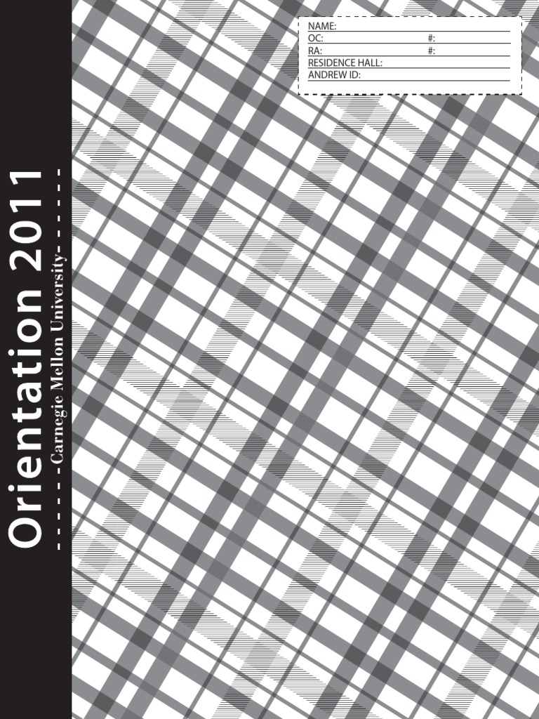 CMU Orientation Booklet | PDF | Carnegie Mellon University | Academia