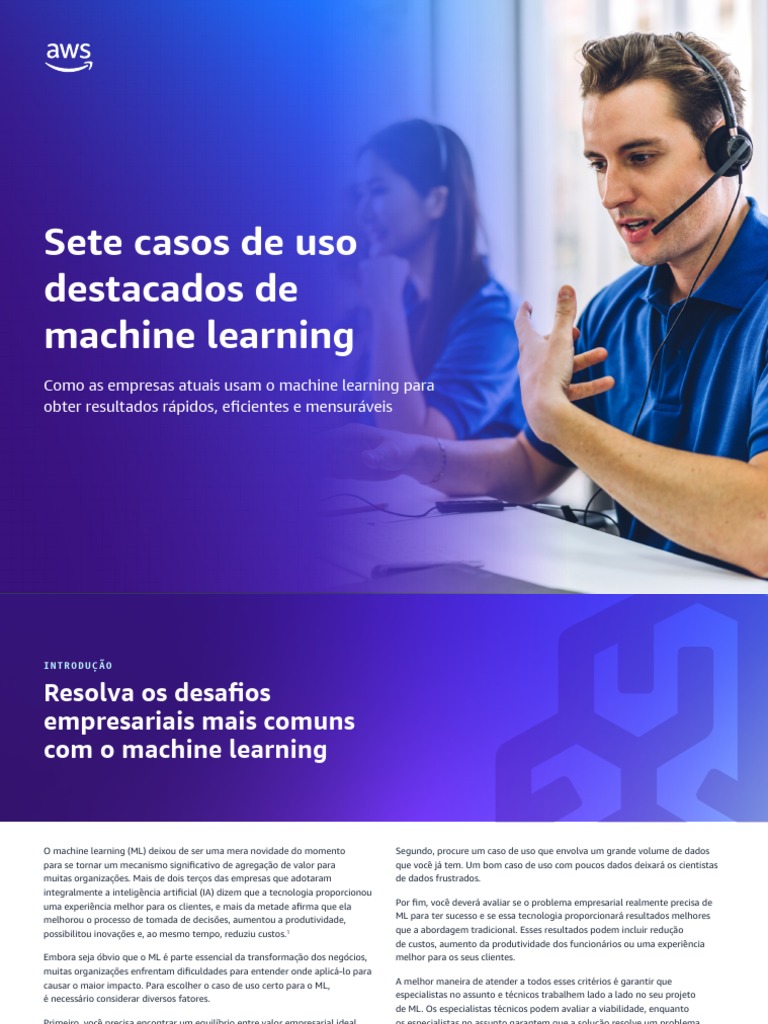 Sete Casos de Uso - Machine Learning AWS | Download grátis PDF ...