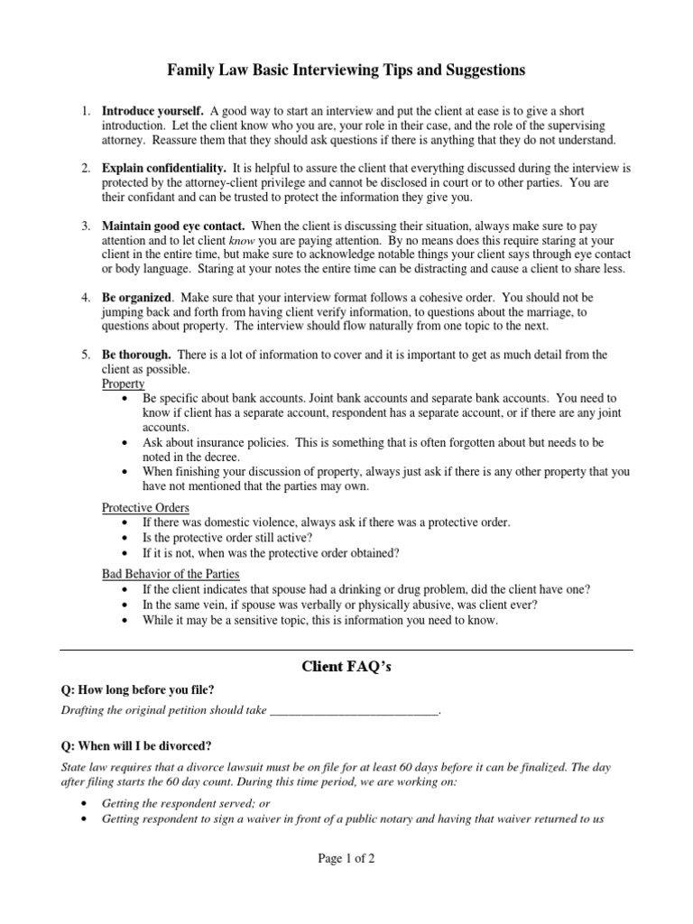 A Comprehensive Guide to Conducting Effective Client Interviews in ...