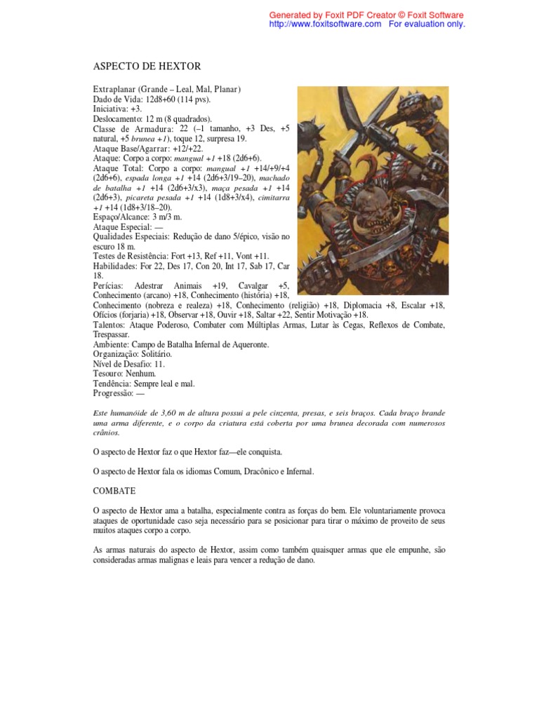 ASPECTO DE HEXTOR | PDF