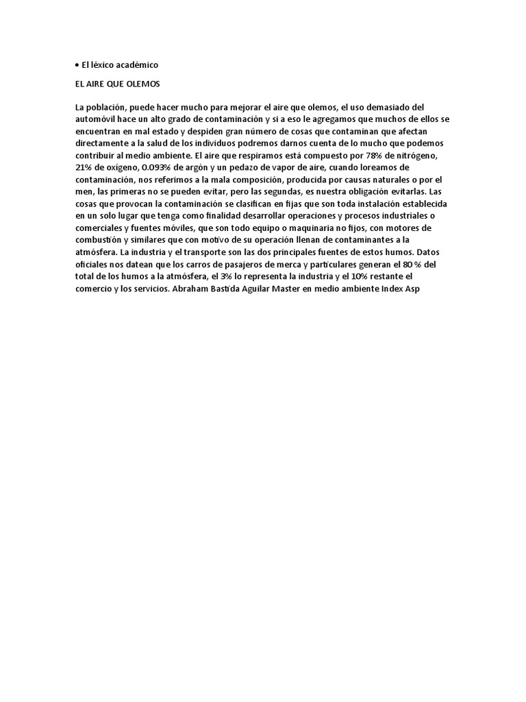 El Aire Que Olemos Gaaa No Lo Tenes Ga Pdf