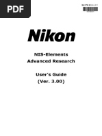NIS Elements F User Guide | PDF | Exposure (Photography) | Camera