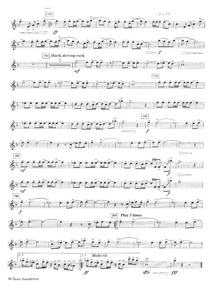 Let Me Entertain You - Sax Tenor | PDF
