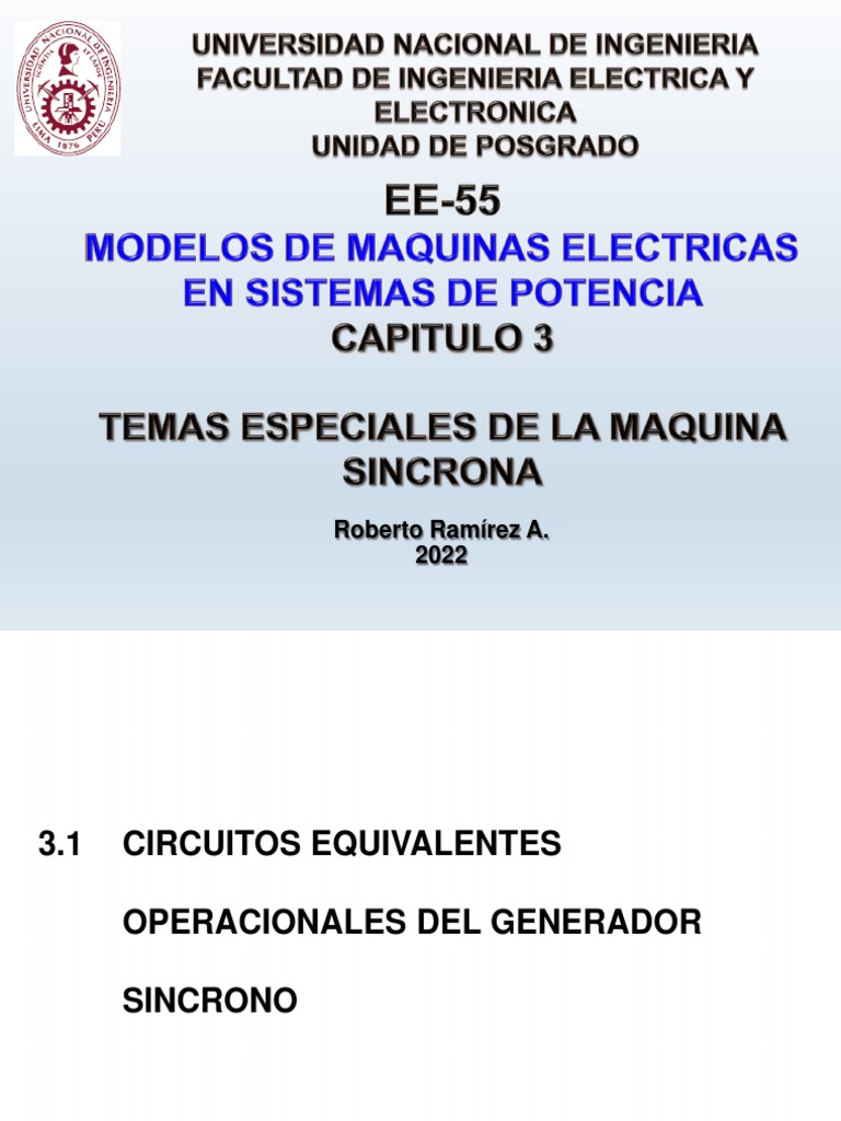 3 Capitulo 3 Maquinas Electricas | PDF | Generador eléctrico | Inductor