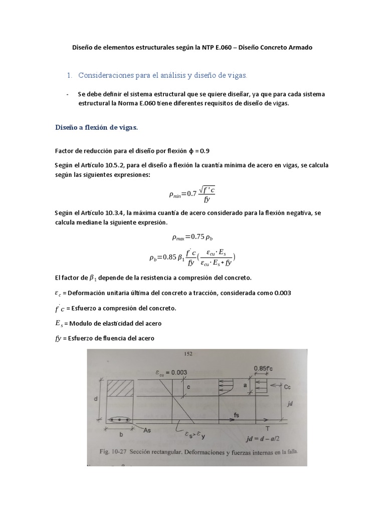 Manual de Diseño - Concreto Armado | PDF | Viga (Estructura) | Doblar