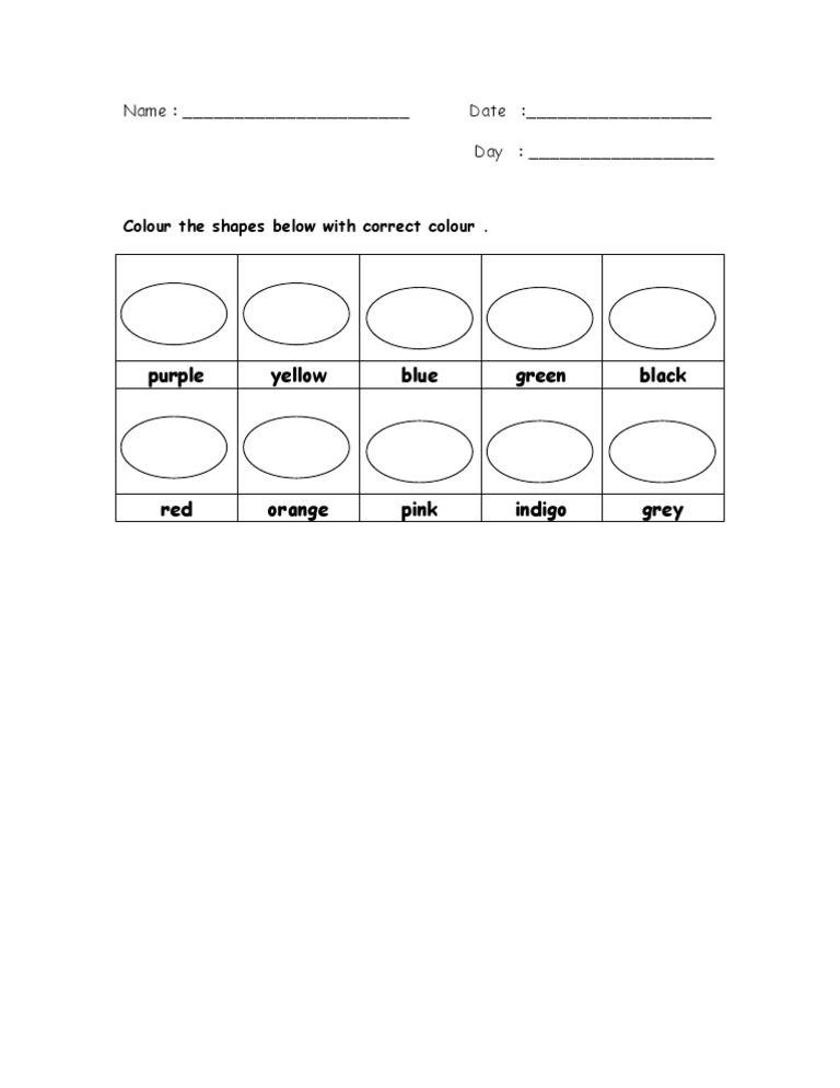 Colour Shape | PDF