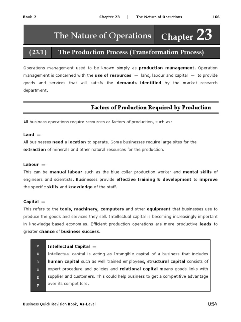 23 The Nature of Operations ASCN | Download Free PDF | Sustainability ...