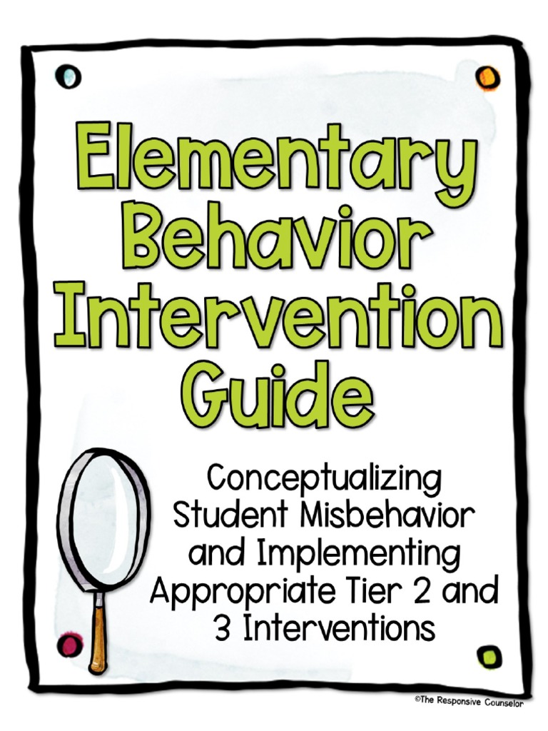 Behavior Intervention Guide | PDF | Teachers | Aggression