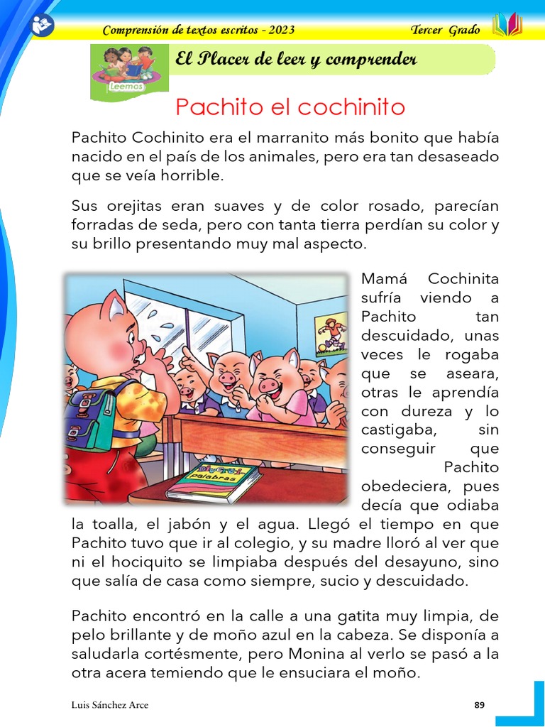 15 - Pachito El Cochinito | PDF | Poesía