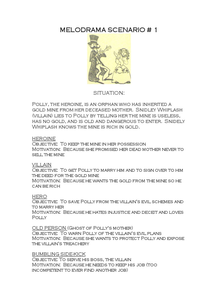 Melodrama Scenario | Download Free PDF | Hero