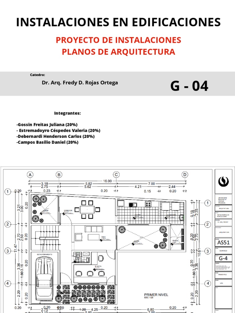 Proyecto de Instalaciones en Edificaciones | PDF