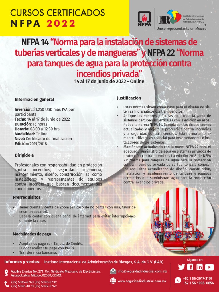 Nfpa 14 | PDF | Tecnología