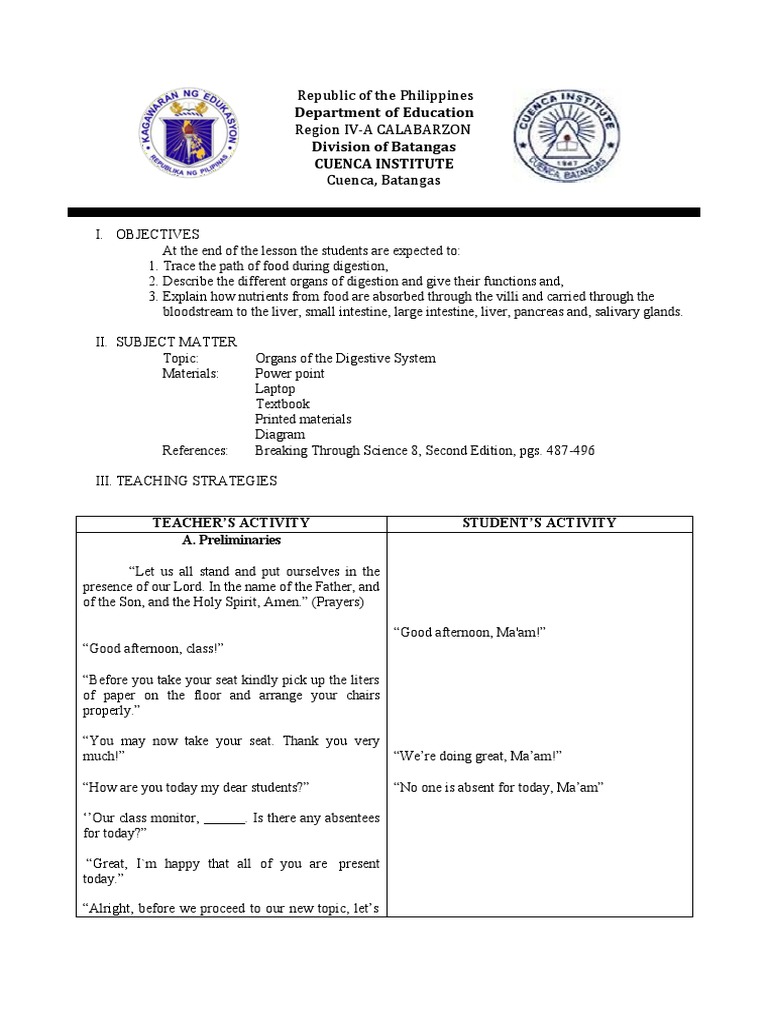 Grade 8 DLP - Occurrence of Earthquake and Faults | PDF | Fault ...