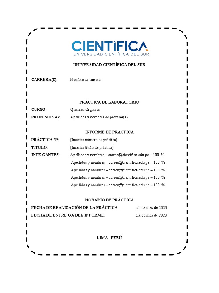 Carátula de Informe 2023-I-2 | PDF