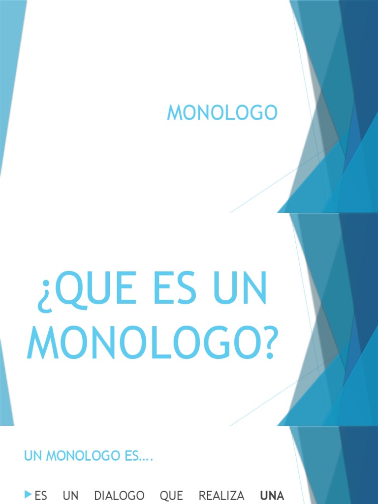 MONOLOGO | PDF