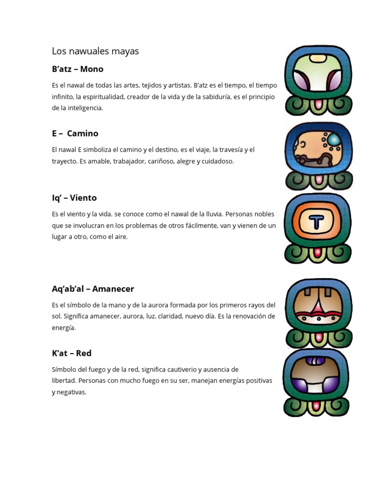 Los Nawuales Mayas | PDF