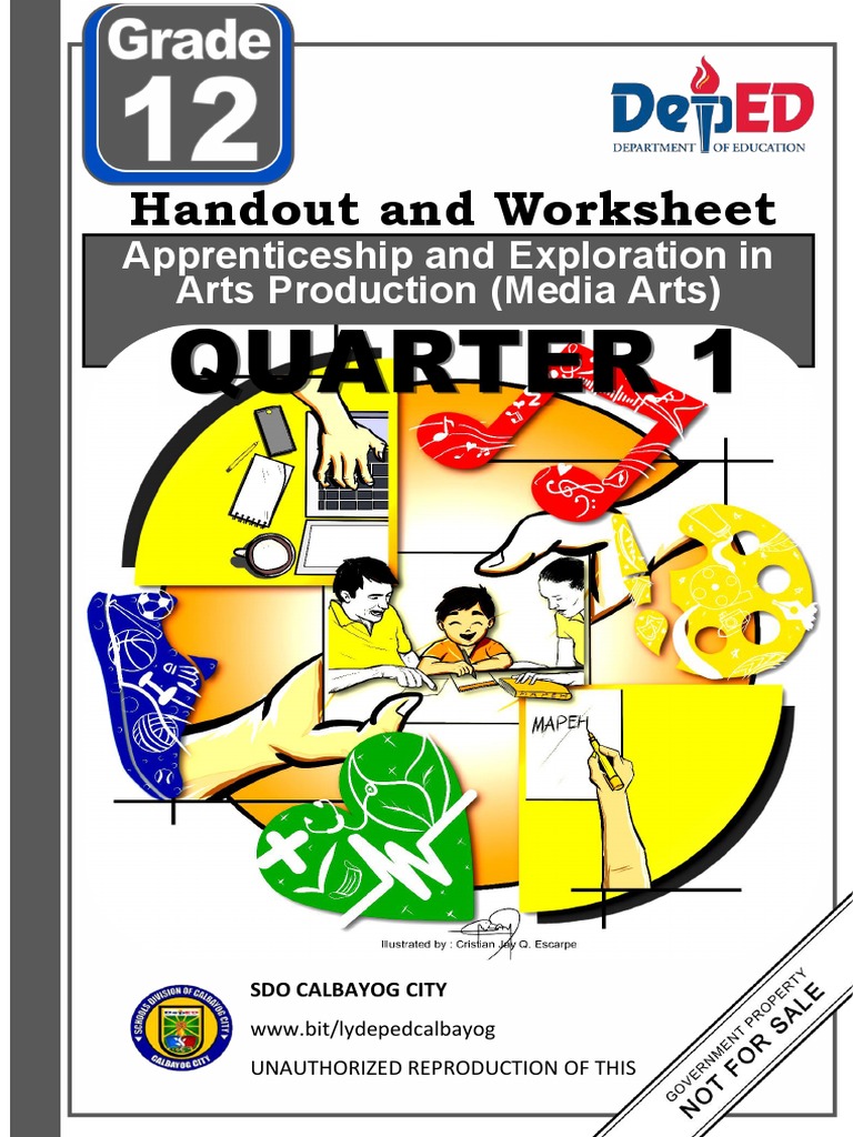 Handout and Worksheet: Apprenticeship and Exploration in Arts Production (Media Arts) | PDF ...