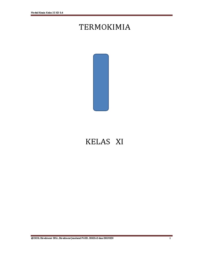 Termokimia Kelas XI | PDF