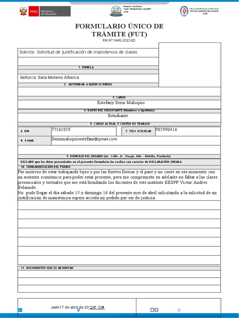 FUT VAB-Editable | PDF