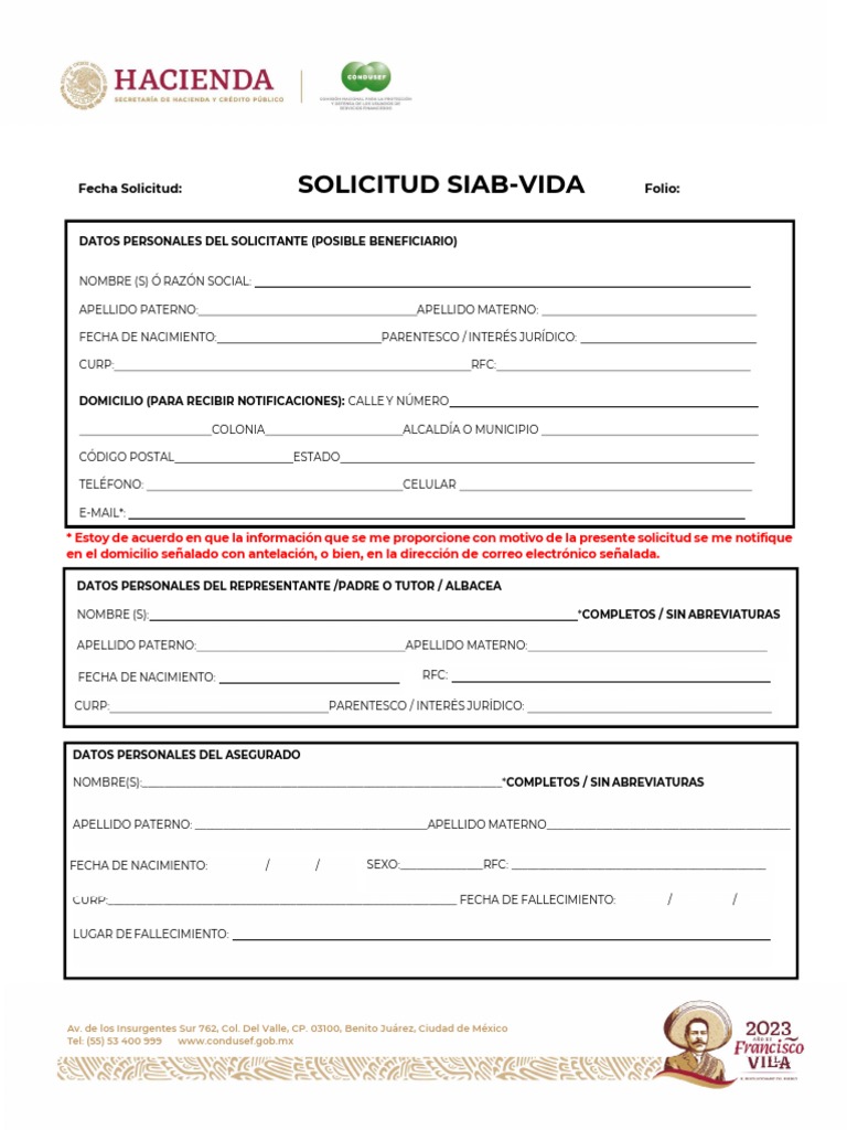 SIAB-VIDA 2023 | PDF | Privacidad de la información | Justicia