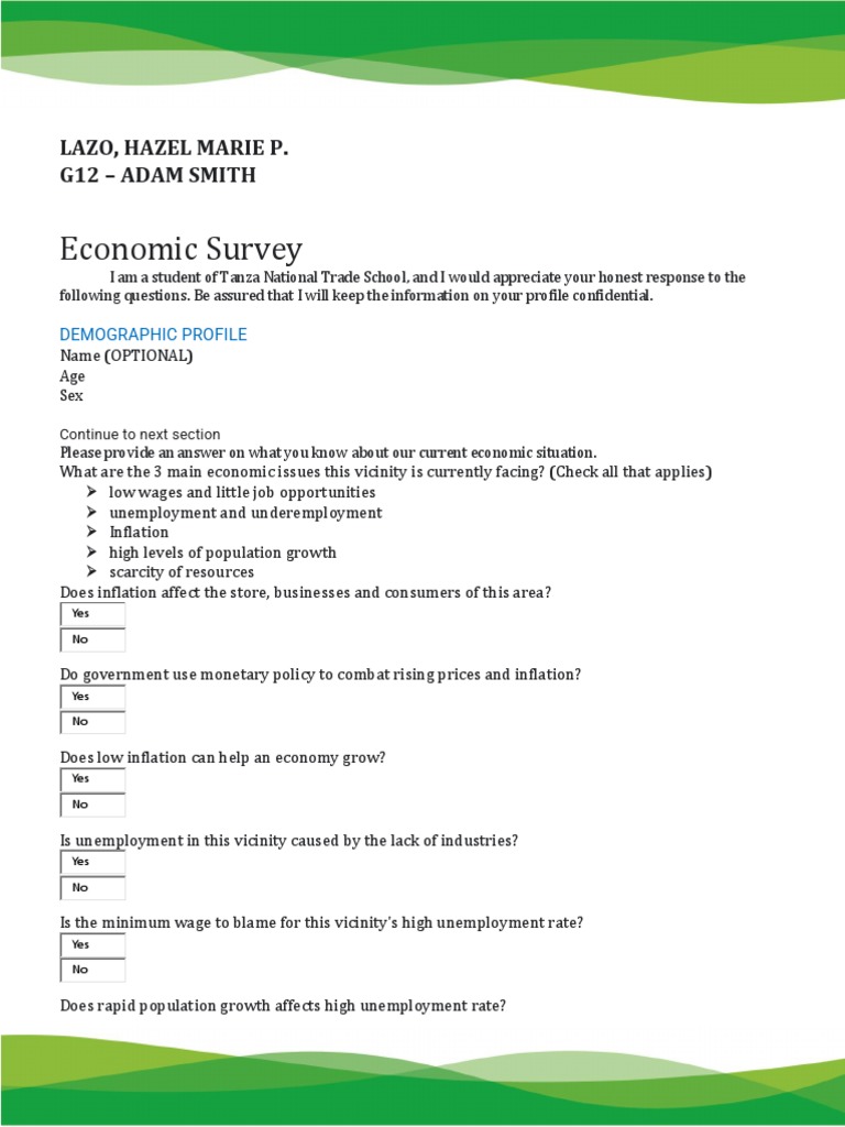 Economic Survey | PDF