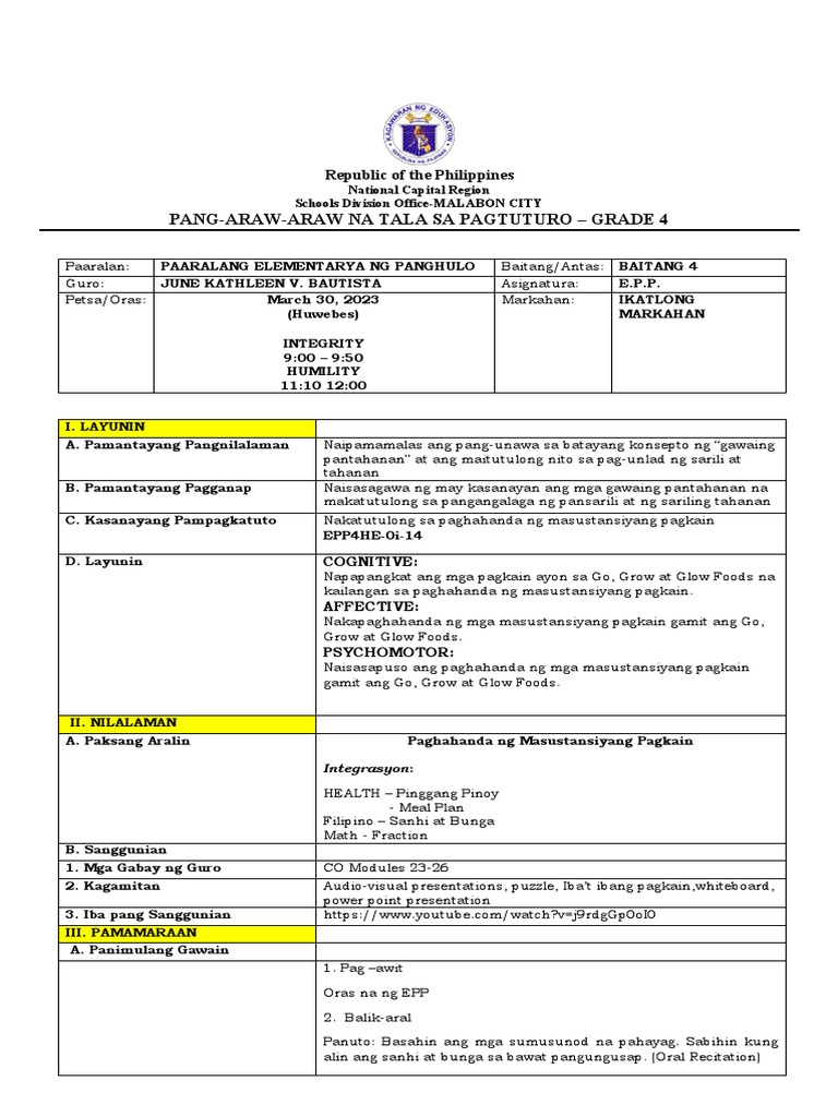 3r Quarter CO EPP | PDF