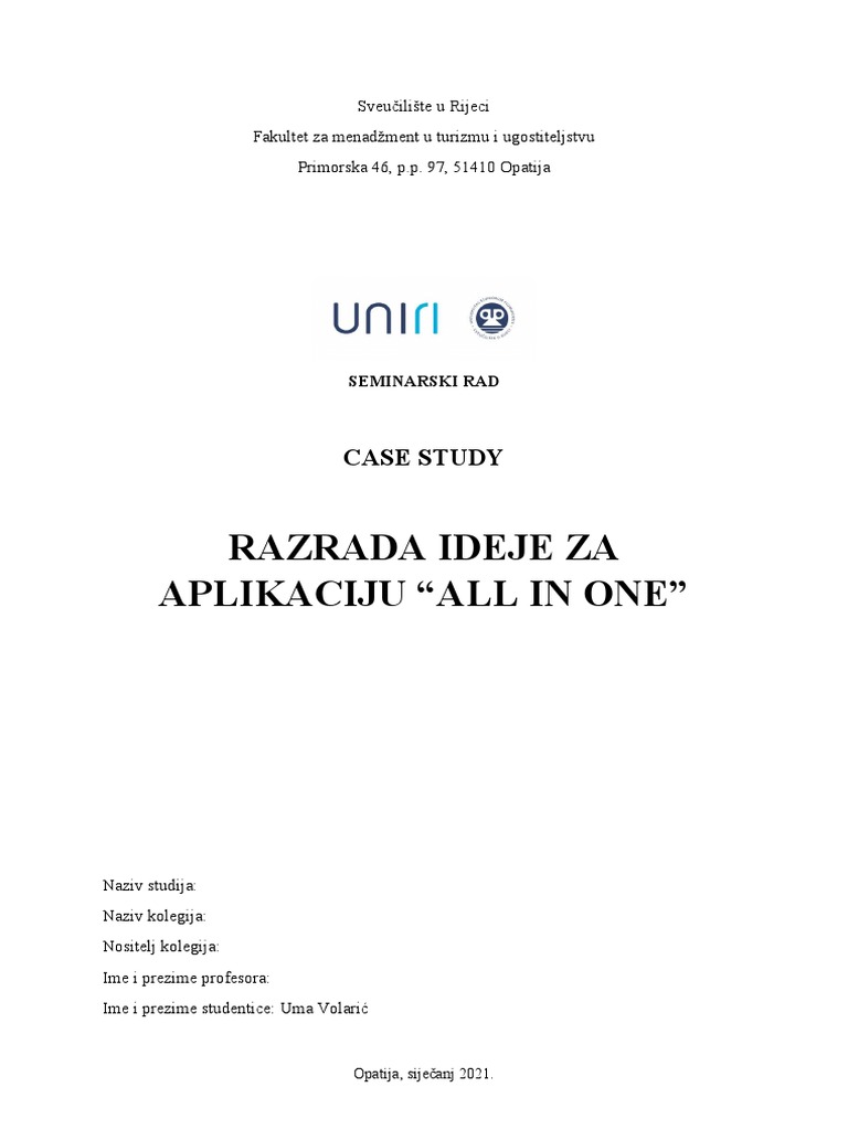 Sveučilište U Rijeci | PDF