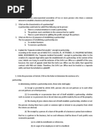 Partnership Questions and Answers Guide | PDF | Partnership | Legal ...