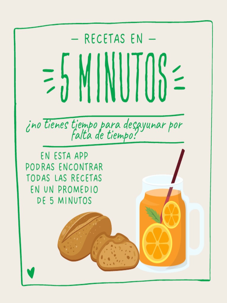 Recetas en 5 Minutos | PDF