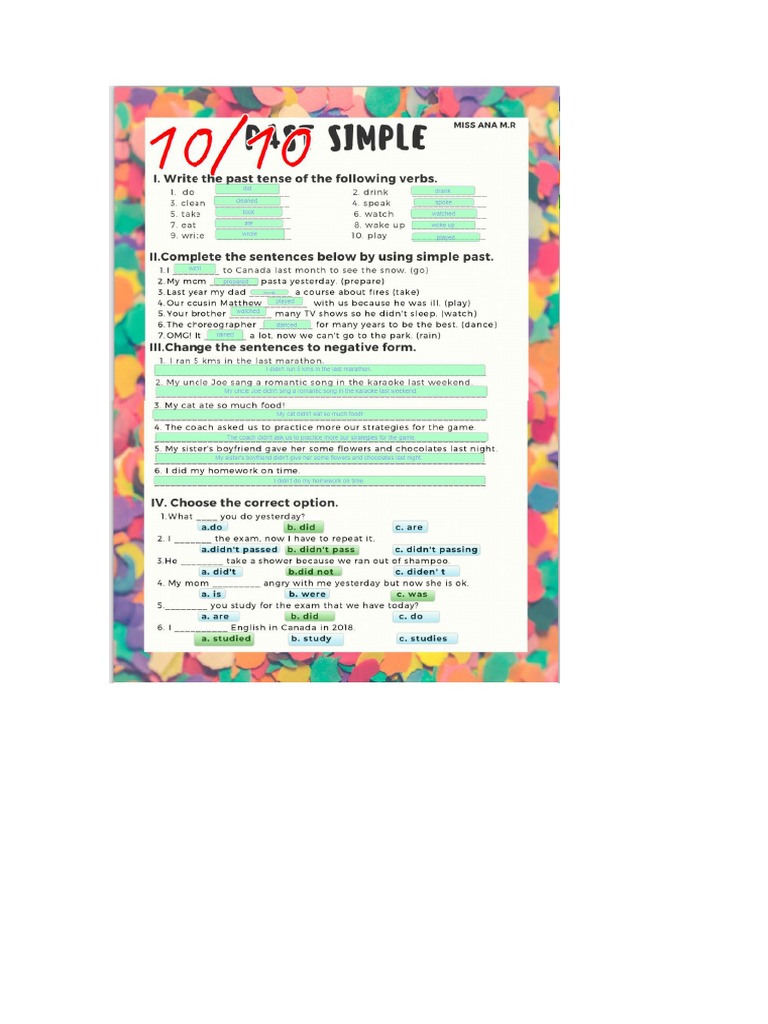 Practica de Ingles | PDF