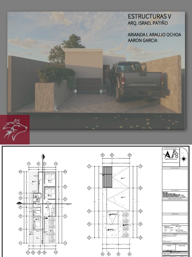 Proyecto Arquitectónico: Israel Patiño | PDF