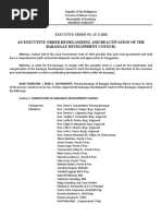 Badac Auxillary Team - Executive Order | PDF