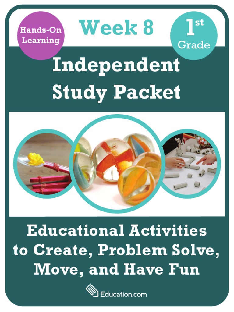 Independent Study Packet 1st Grade Week 8 | PDF | Maze | Design Thinking