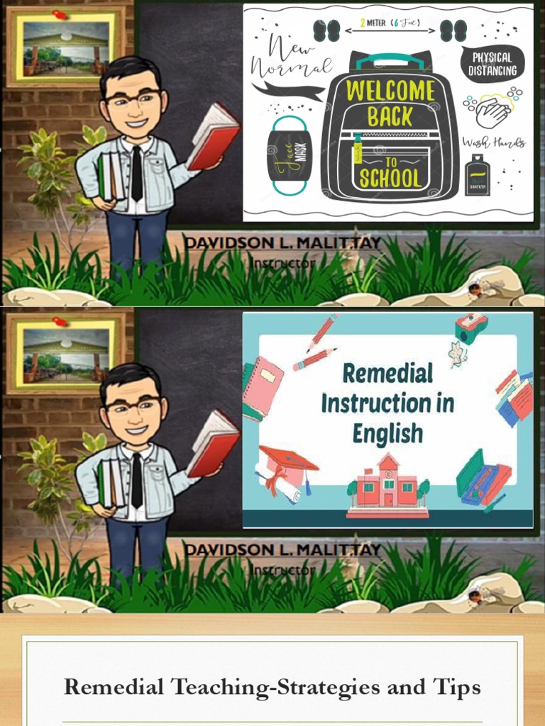 Remedial Instruction L3 | PDF | Differentiated Instruction | Teaching ...