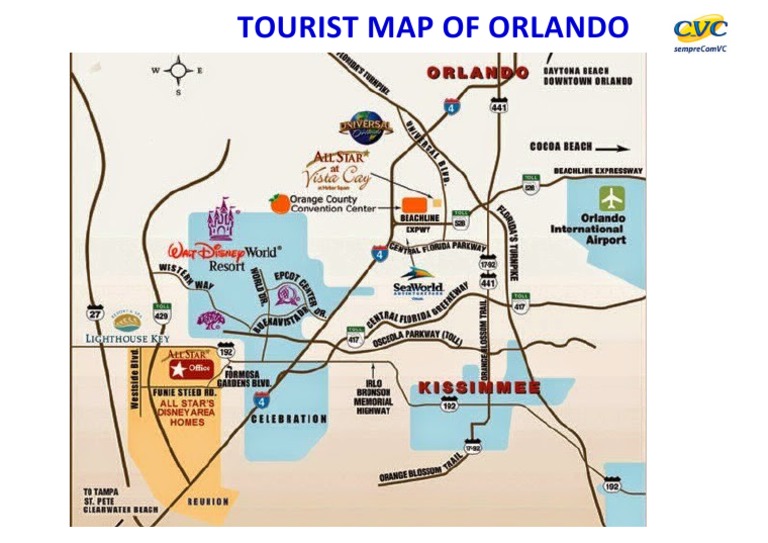 Tourist Map of Orlando | PDF