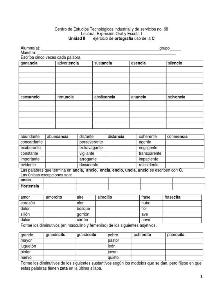 Uso de La C | PDF | Lingüística