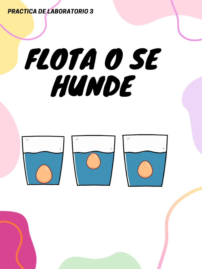 Densidad y Flotación: Práctica 3 | PDF | Flotabilidad | Densidad