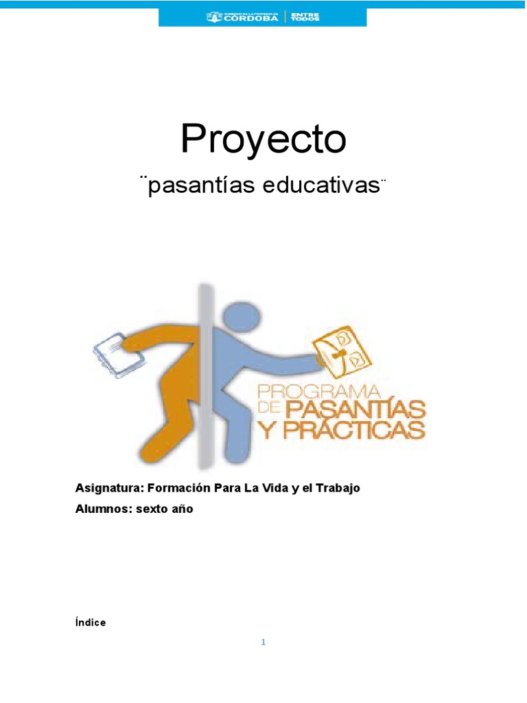 Proyecto Pasantias Unrc | PDF | Evaluación | Competencia (Recursos humanos)