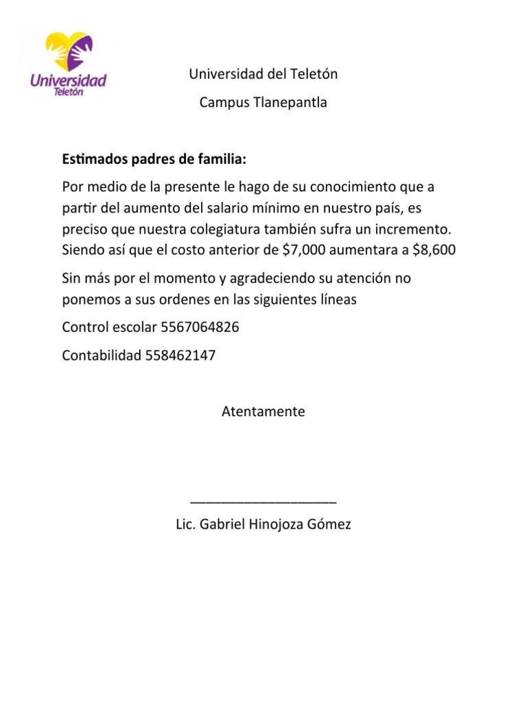 Universidad Del Teletón | PDF