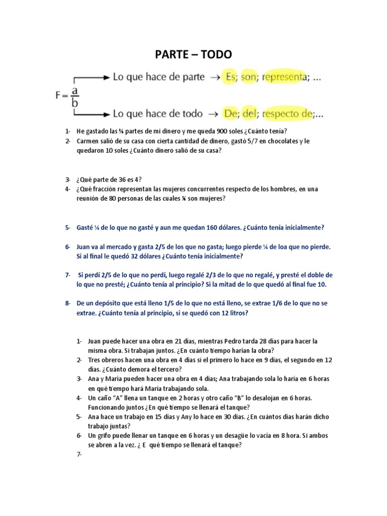 Parte Todo | PDF