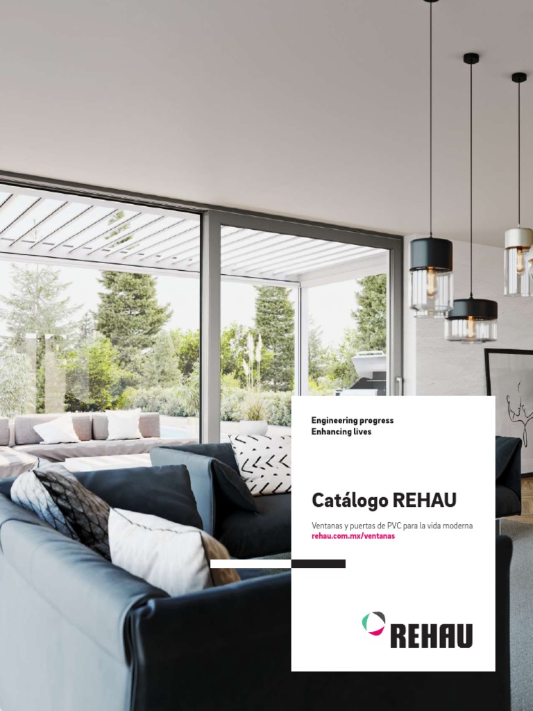 Catálogo REHAU: Ventanas y Puertas de PVC para La Vida Moderna | PDF | Ventana | Materiales