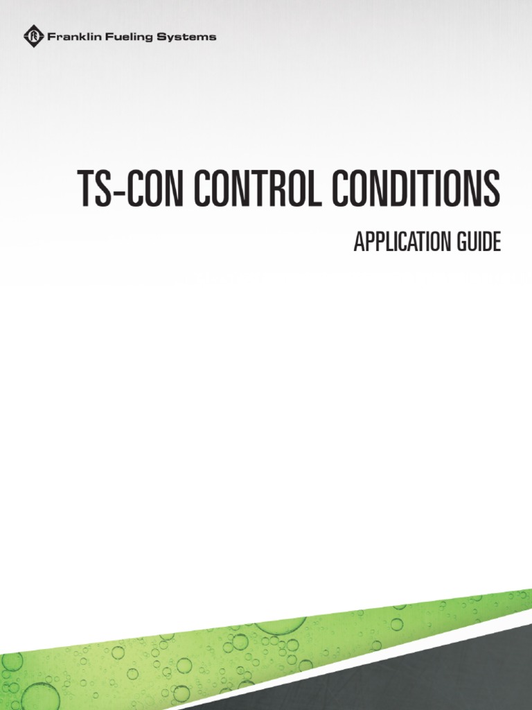 TS-CON Control Conditions Software Application Guide r1 - Franklin ...