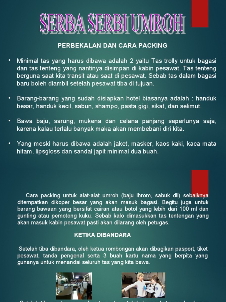 Serba Serbi Persiapan Umrah | PDF